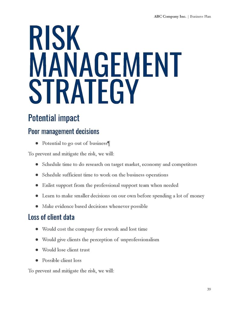 How to Write an Effective Risk Management Strategy